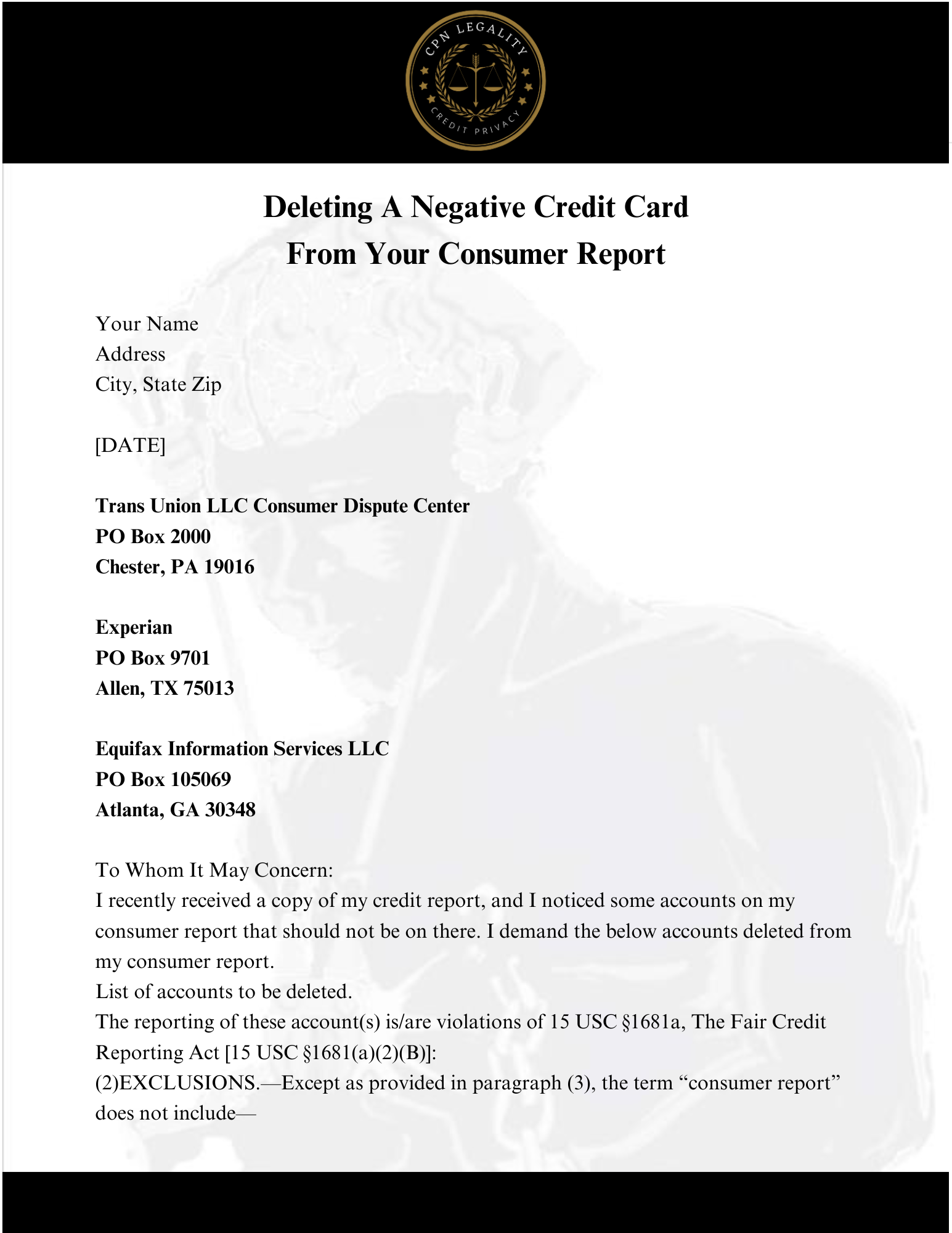 Shop page - cpnlegality